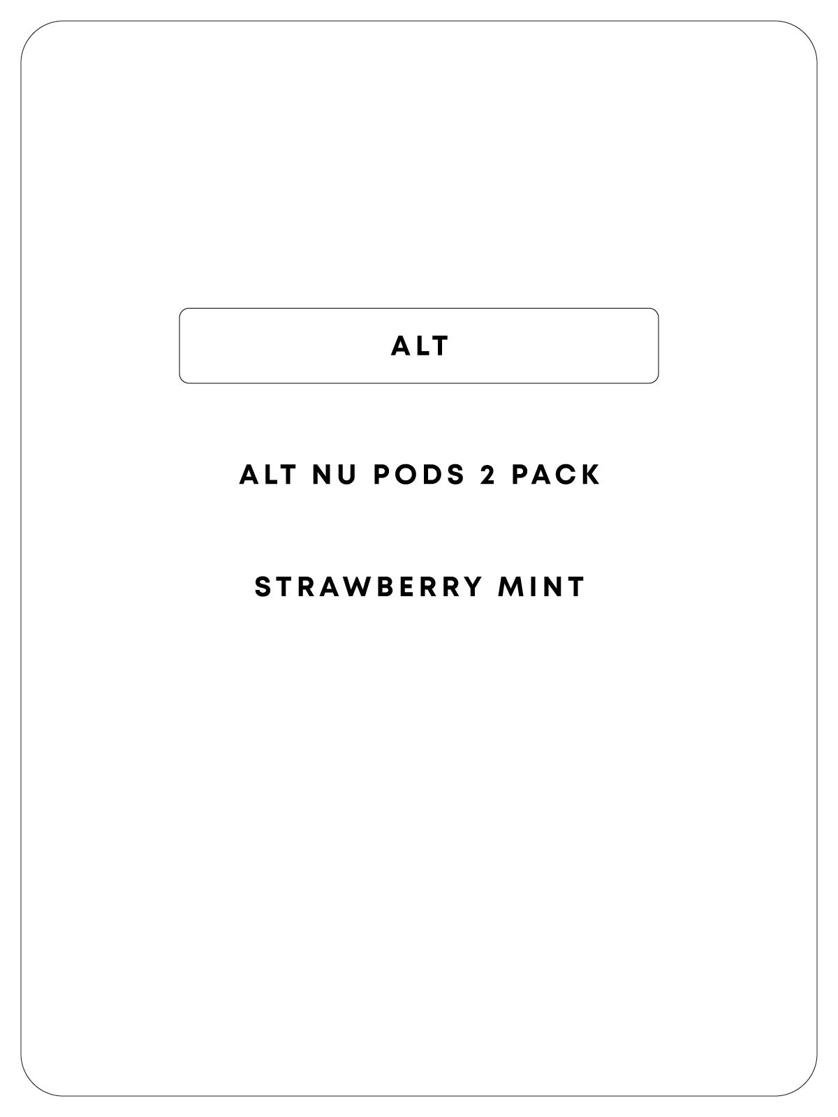 Alt Nu Pods 2pc - Strawberry Mint | Cosmic