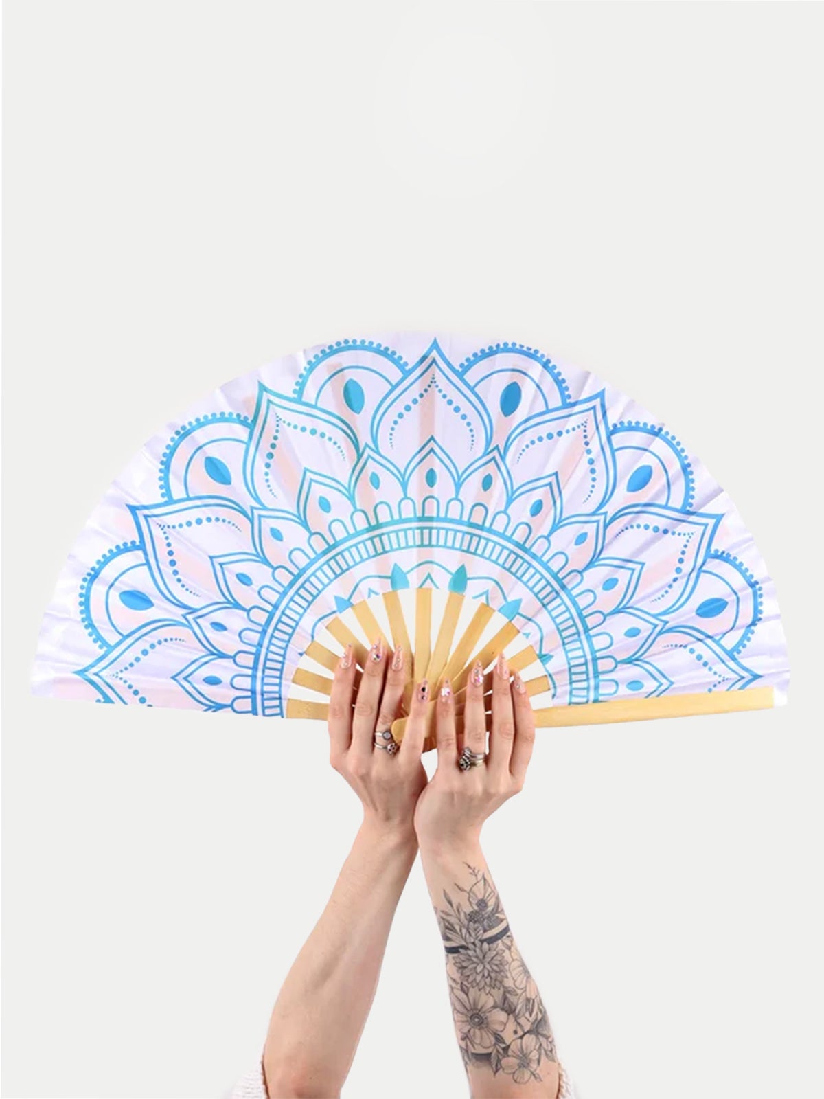 Cosmic Festival Fans - Mandala - Blue | Cosmic