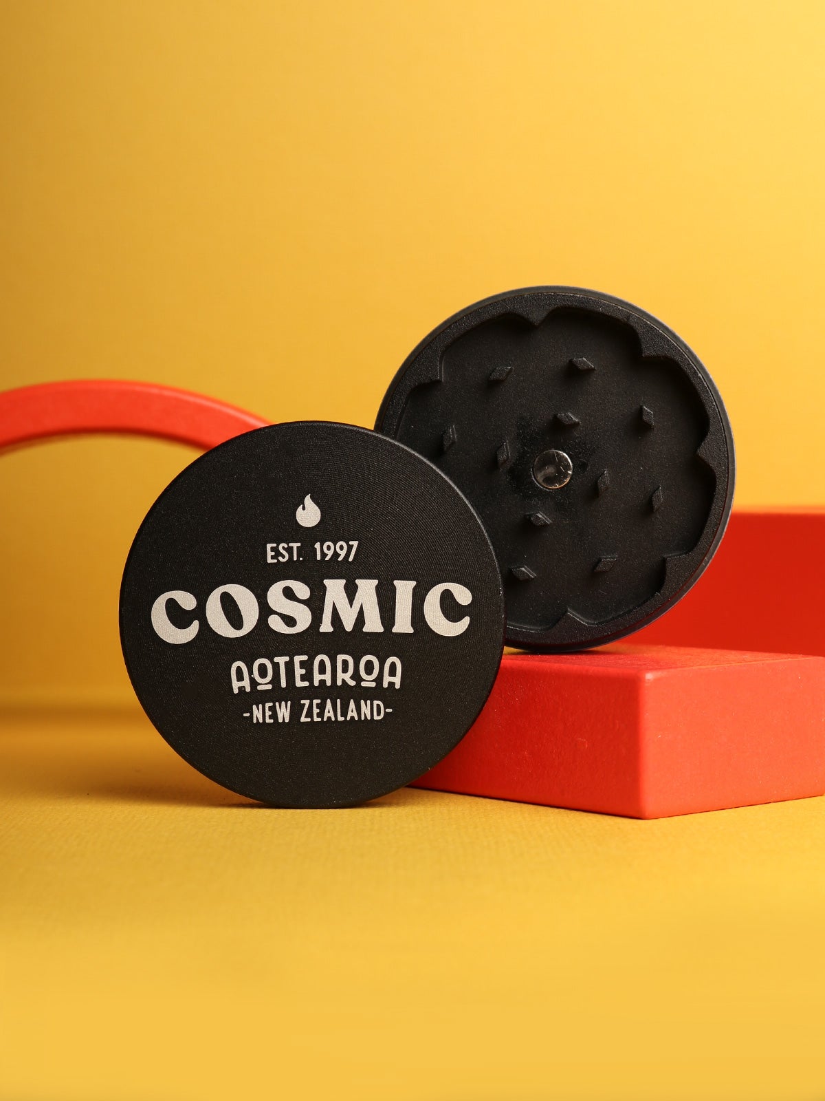 Cosmic Grinder 55mm 2pc Matte - Black | Cosmic