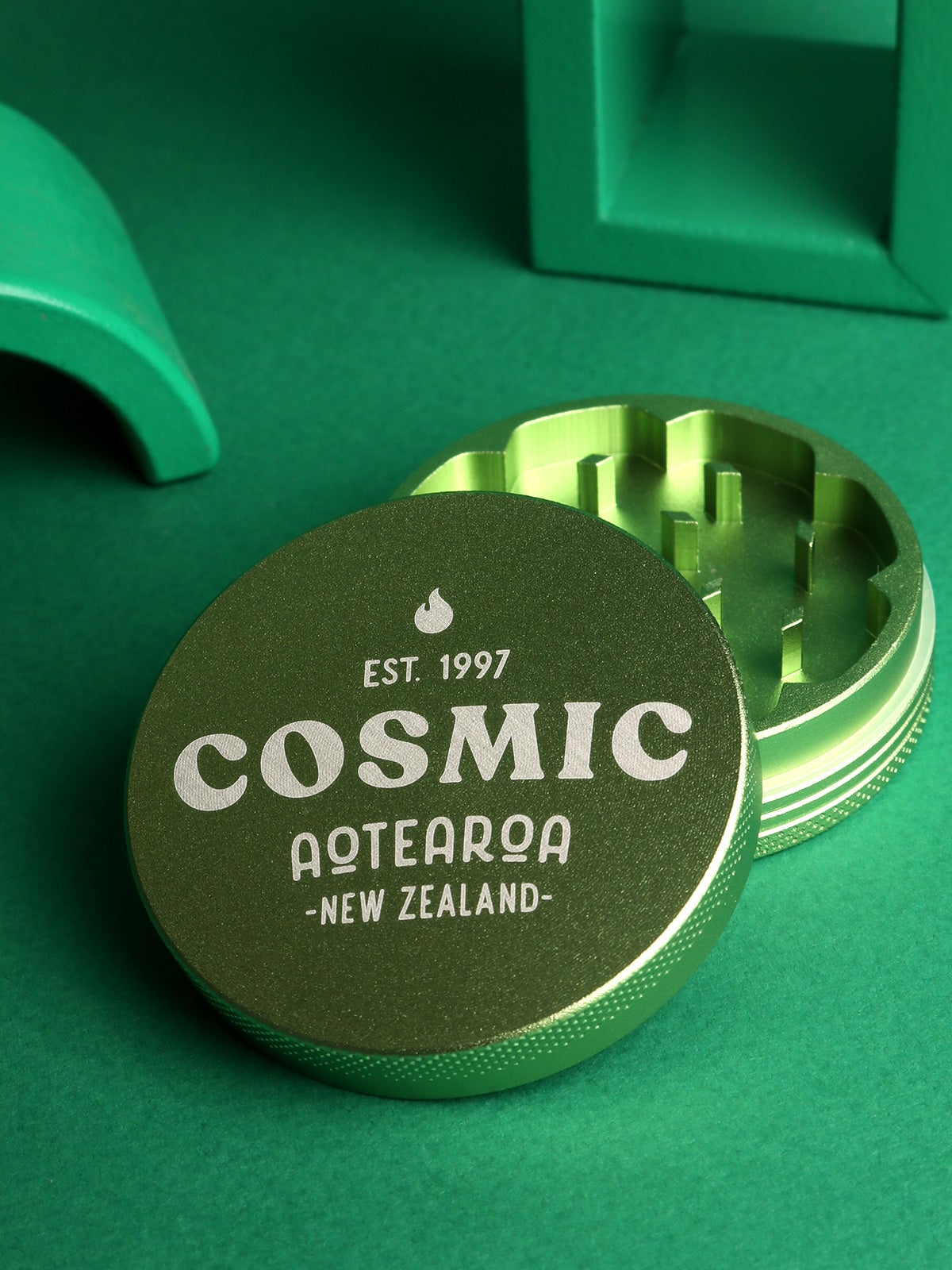 Cosmic Grinder 55mm 2pc Matte - Green | Cosmic
