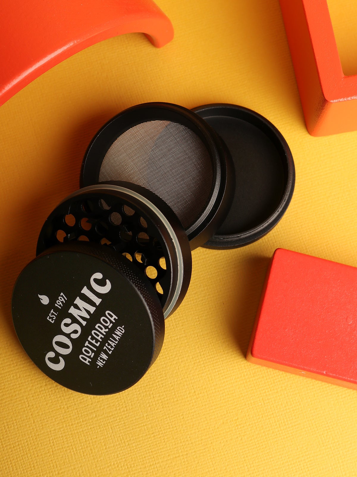 Cosmic Grinder 55mm 4pc Matte - Black | Cosmic