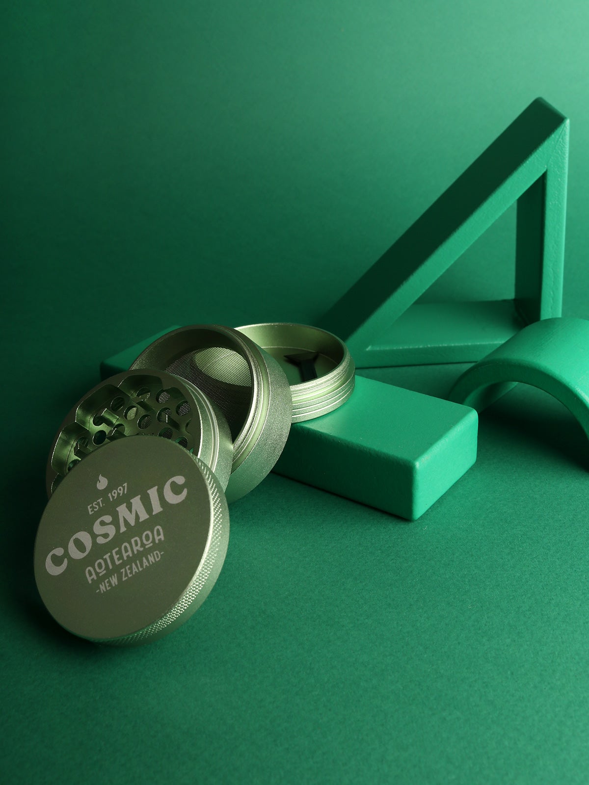 Cosmic Grinder 55mm 4pc Matte - Green | Cosmic
