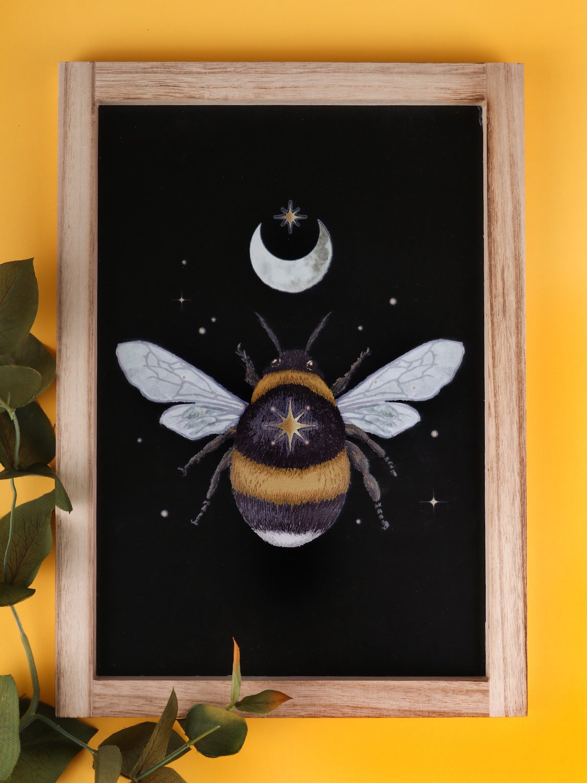 Forest Bee Wooden Framed Wall Art | Cosmic