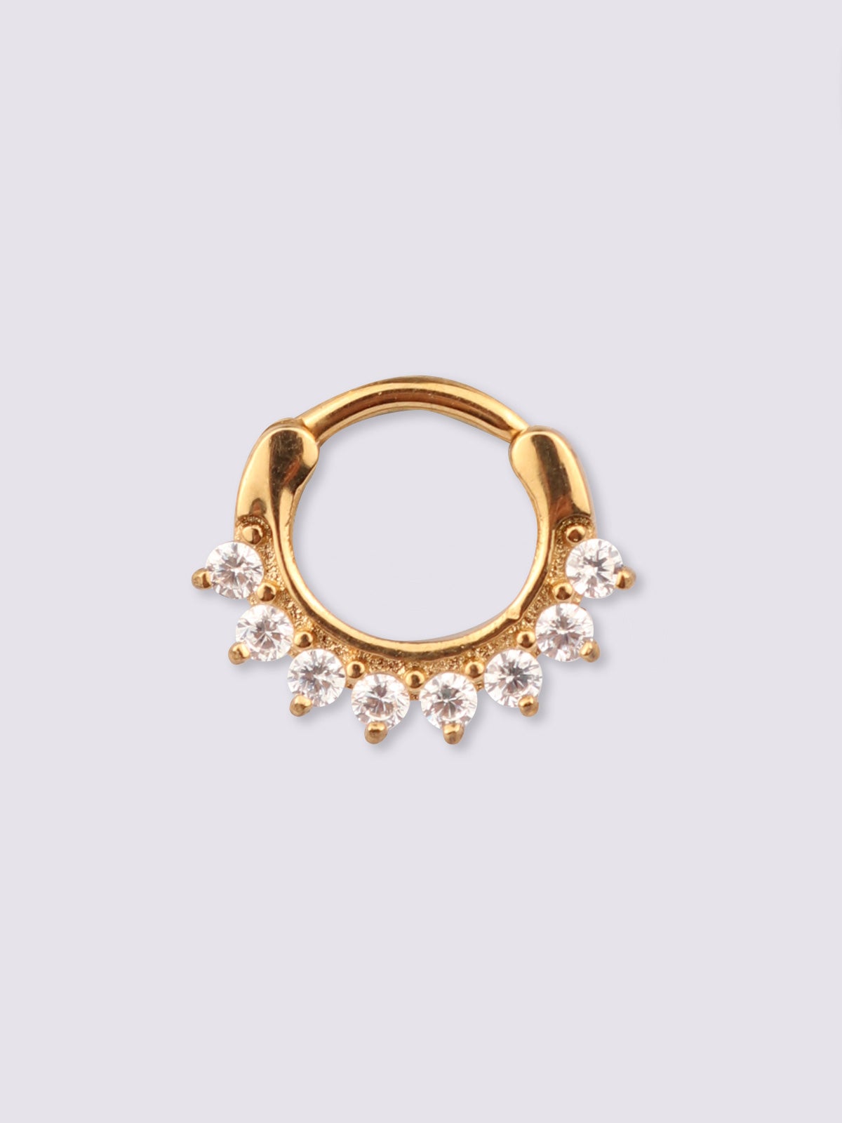Gem Gold Rounded Clicker 16g | Cosmic