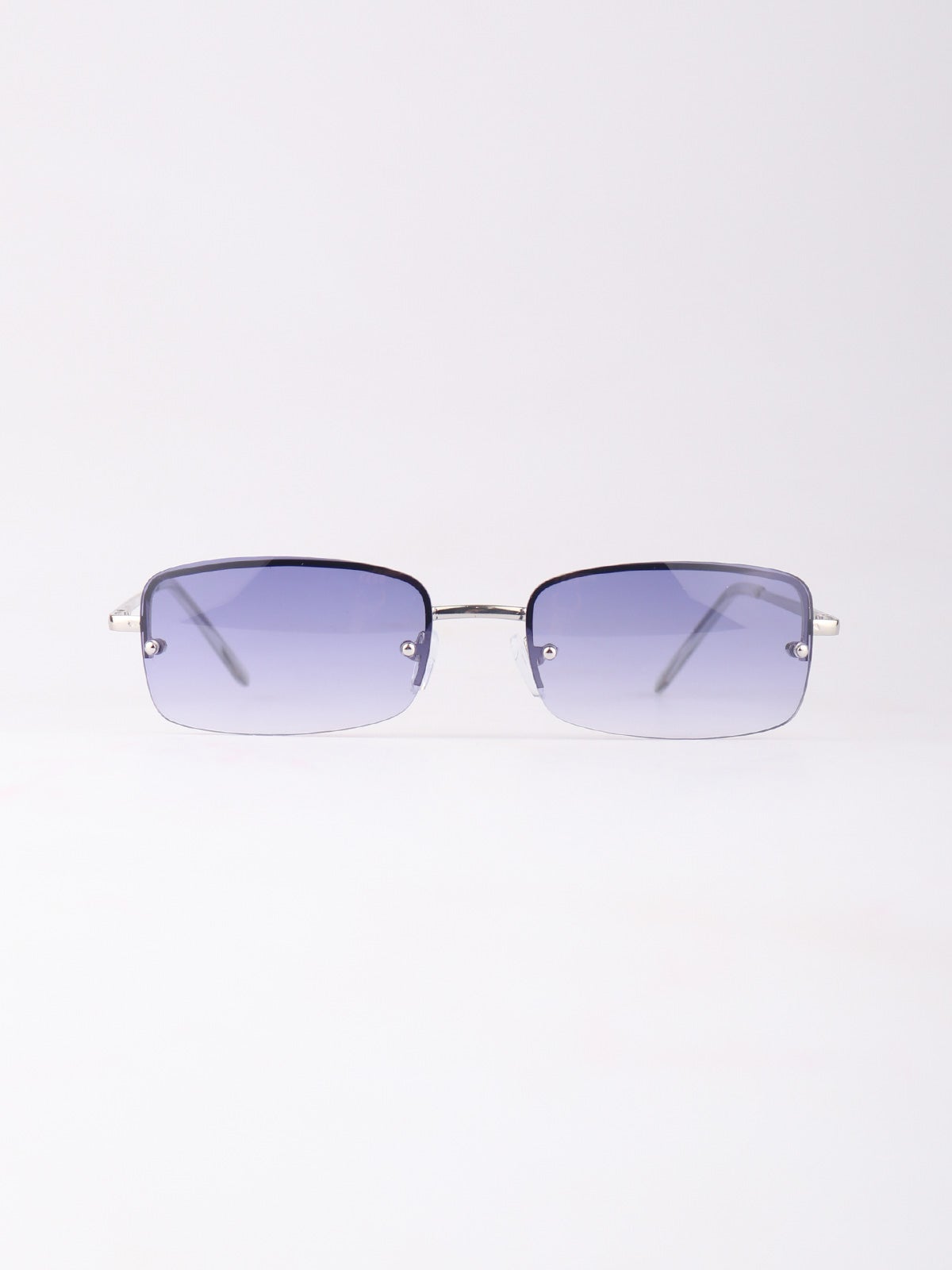 Hannah Rectangle Sunglasses Purple Cosmic