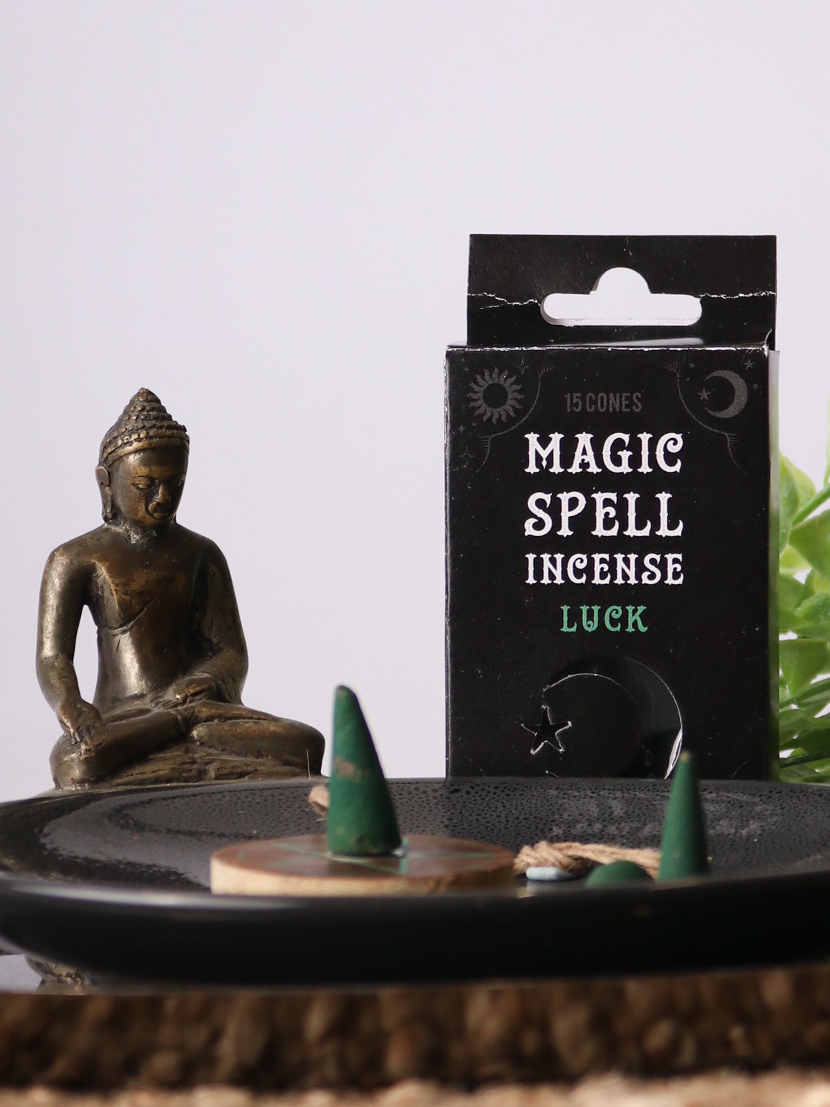 Magic Spell Incense Cones - Green Tea Luck | Cosmic