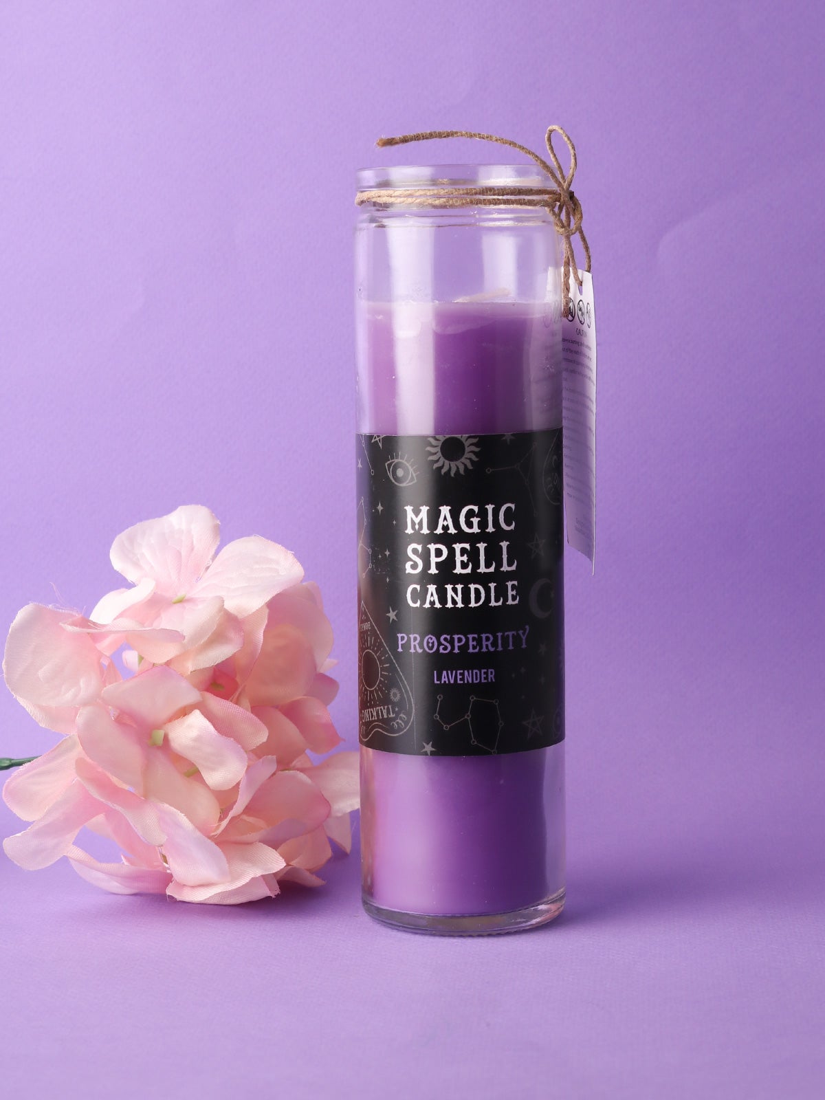 Magic Spell Tall Candle - Lavender Prosperity | Cosmic