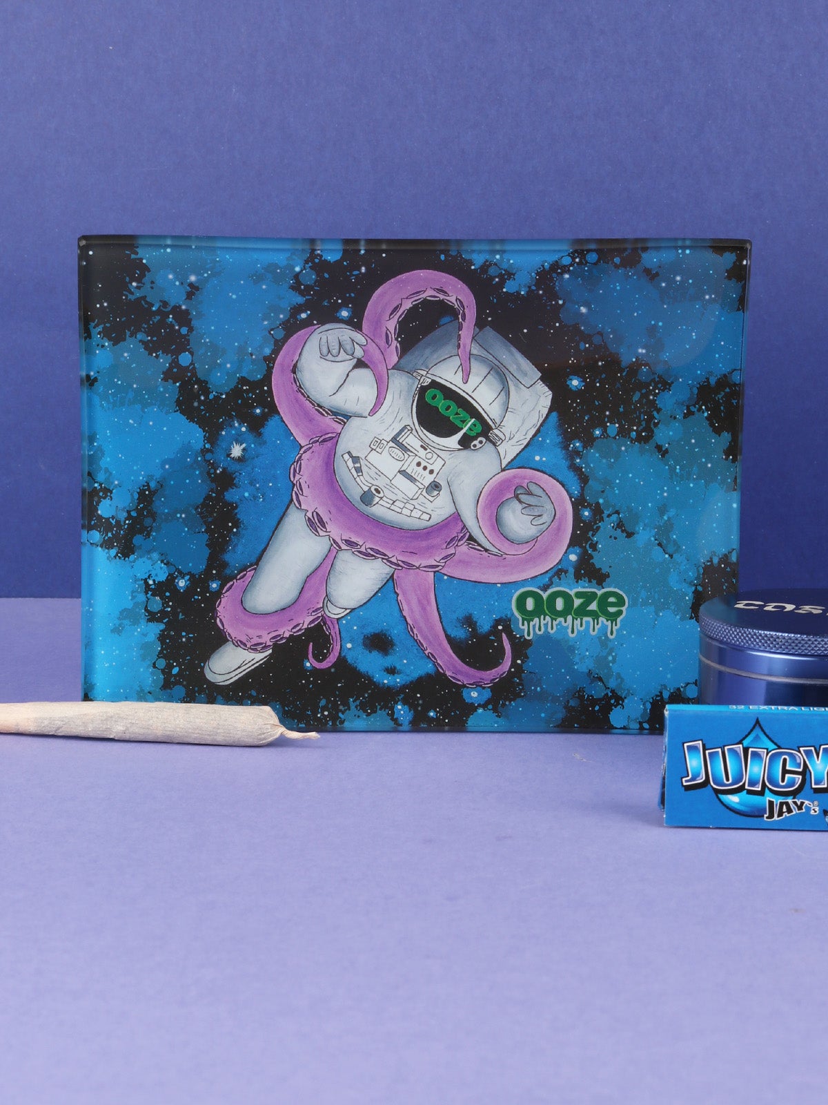 Ooze Kosmic Kraken - Glass Rolling Tray Small | Cosmic