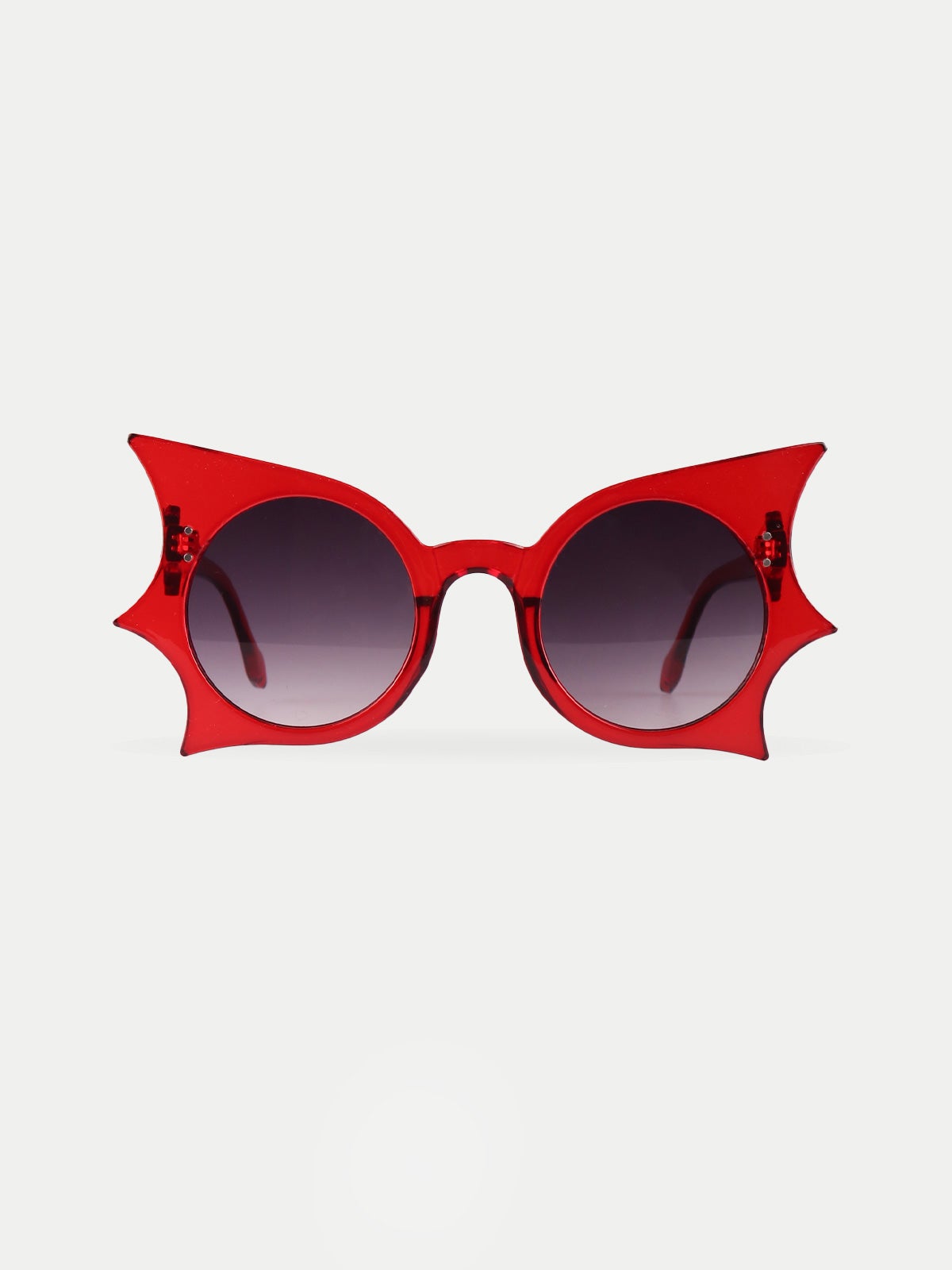 Oversized Bat Wing Sunglasses - Red | Cosmic
