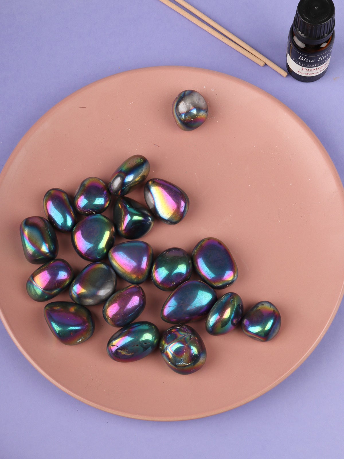 Rainbow Titanium - Tumbled | Cosmic