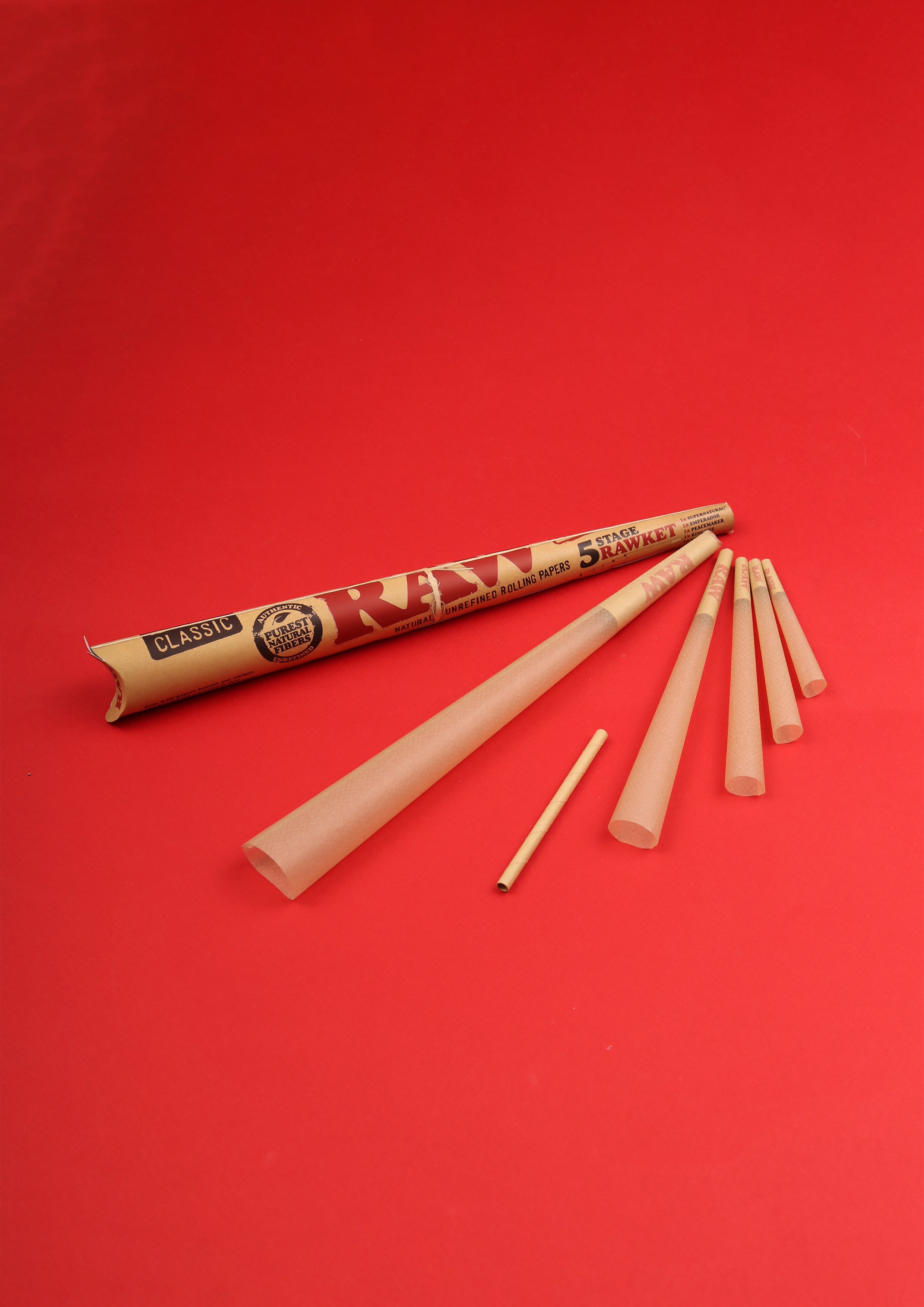 Raw 5 Stage Rawket Pre-rolled Cones | Cosmic