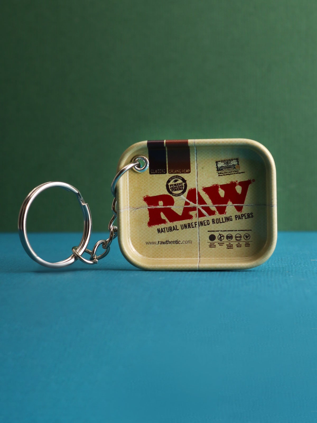 Raw Mini Rolling Tray Keychain | Cosmic