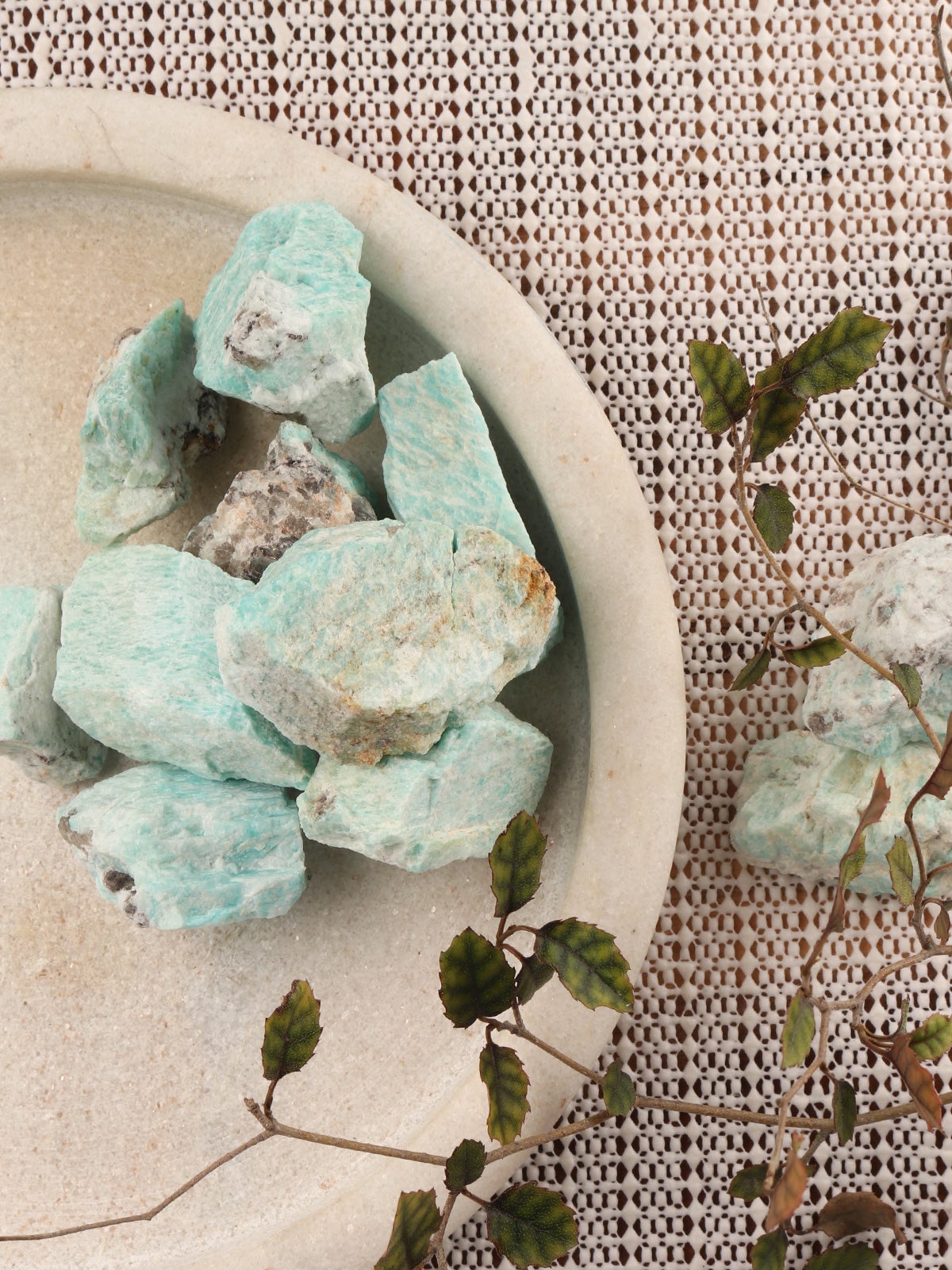 Rough Amazonite Pieces | Cosmic