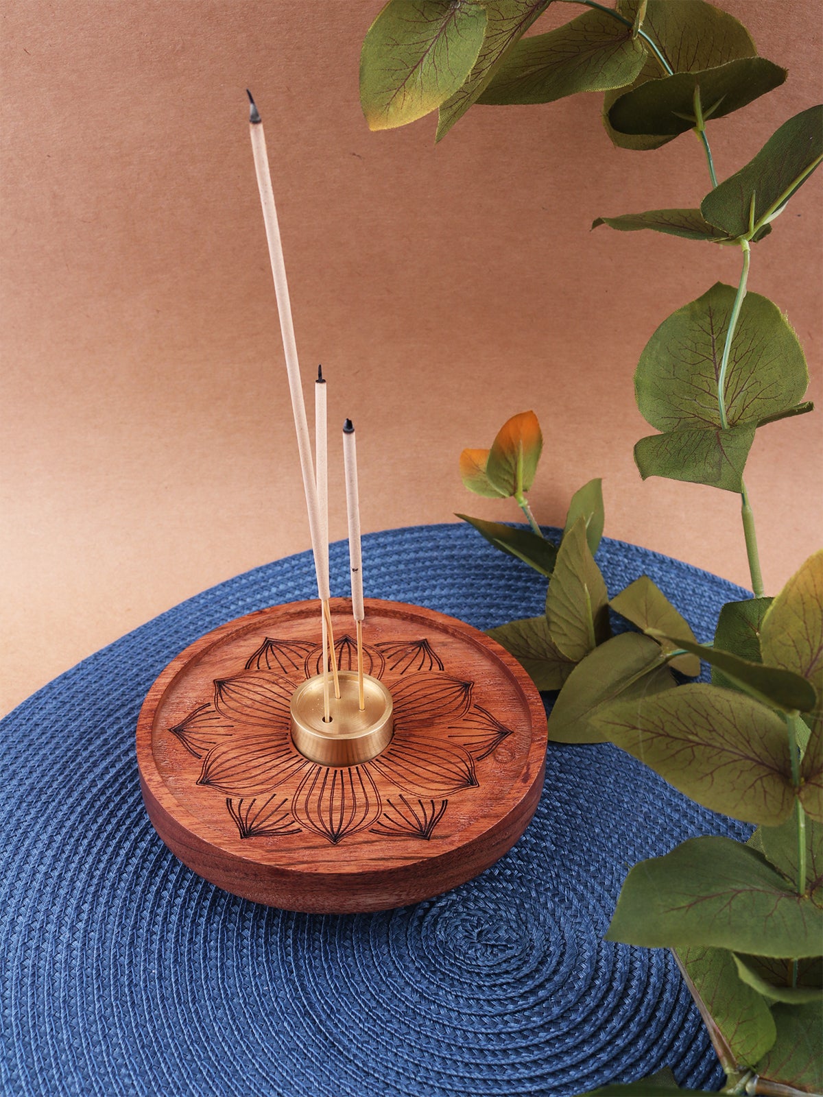 Round Lotus Incense Stick Holder | Cosmic