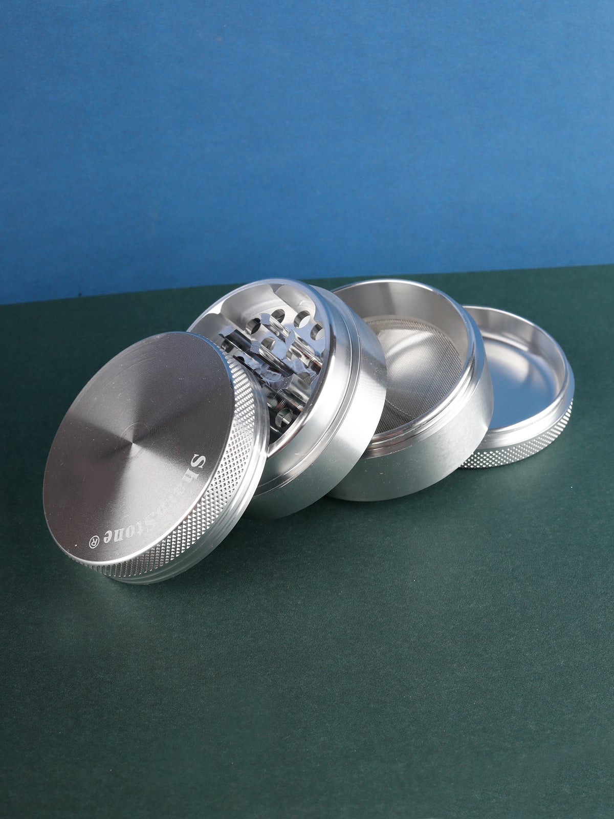 Sharpstone 4pc Grinder - Silver | Cosmic