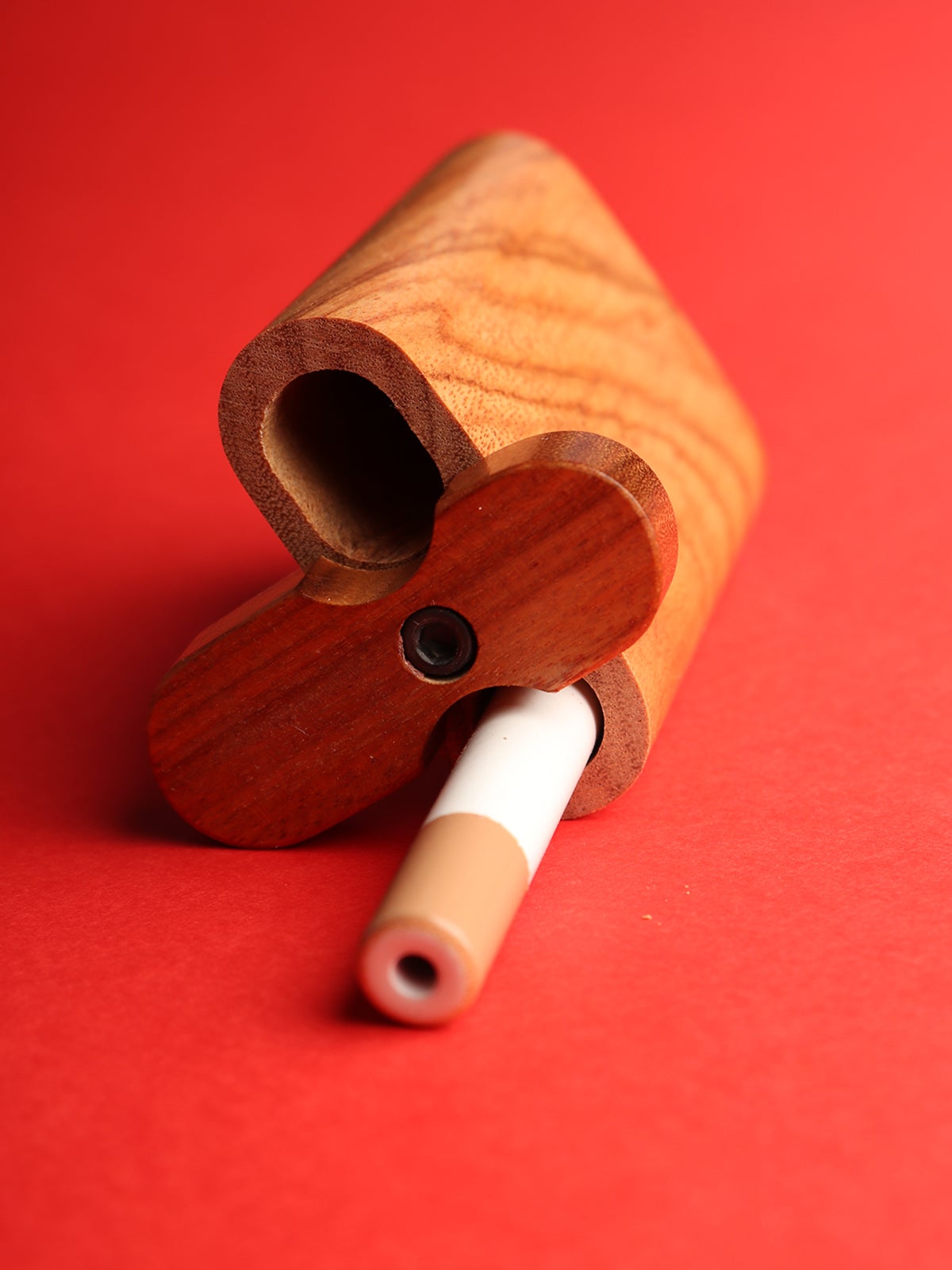 Small Teak Inlay Swivel Dug-out | Cosmic