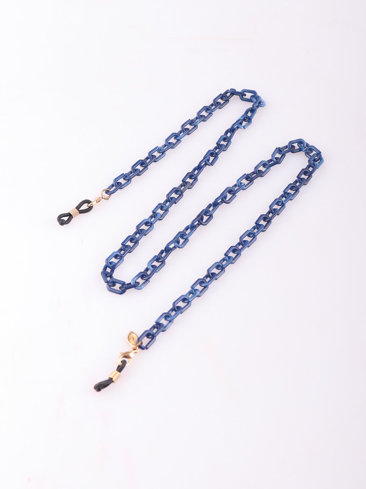 Square Link Glasses Chain - Blue | Cosmic