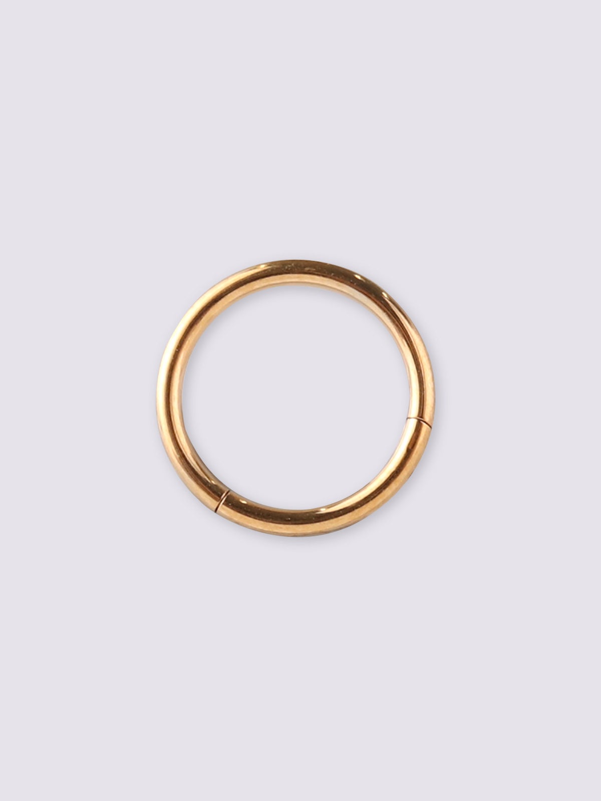 Titanium Plated Hinged Ring 18g - Gold | Cosmic