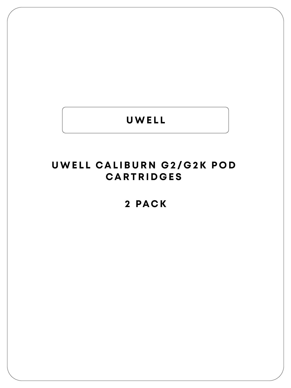 Uwell Caliburn G2/gk2 Pod Cartridge 2pc | Cosmic