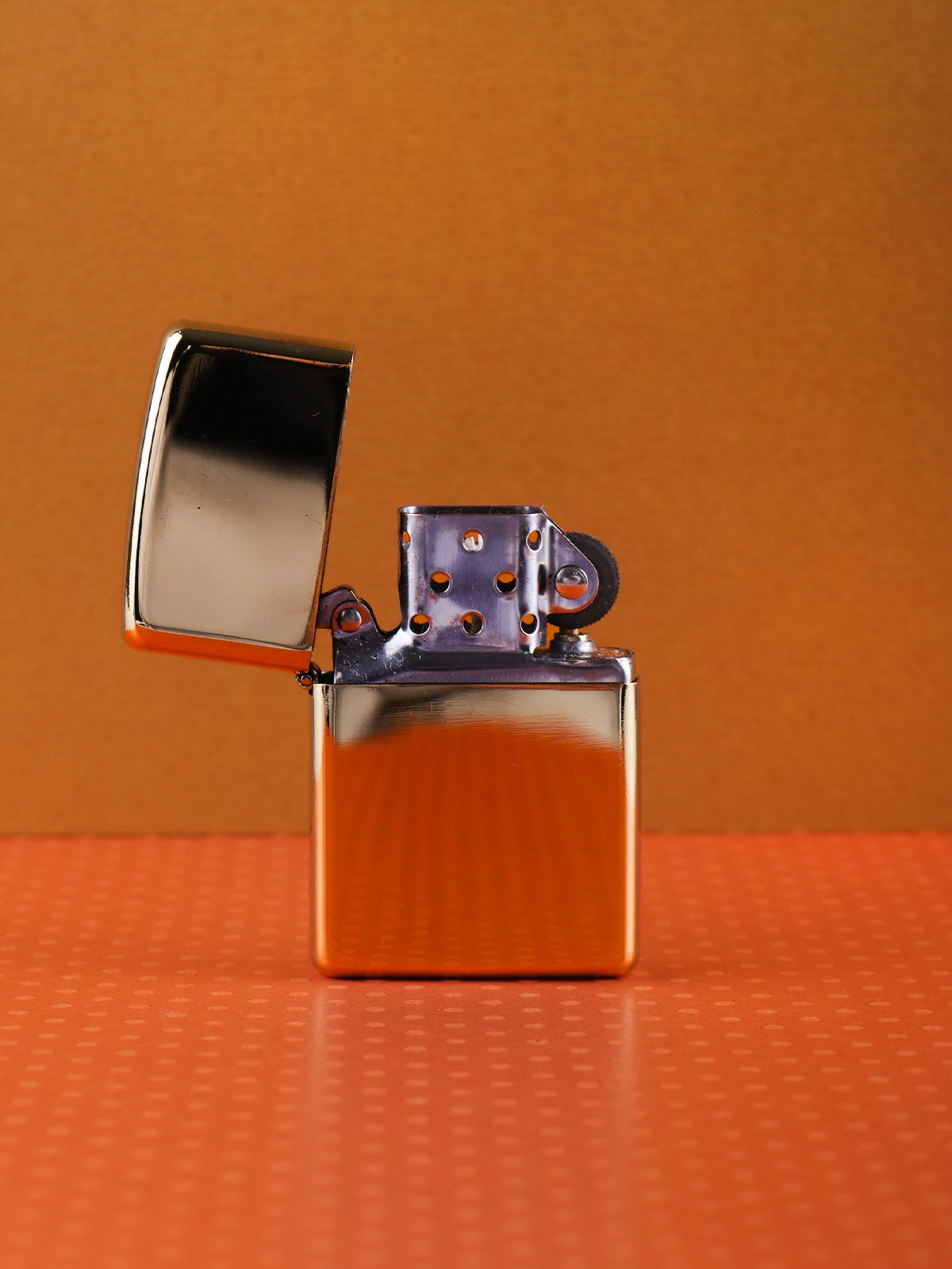 Windproof Metal Lighter Refillable - Gold | Cosmic