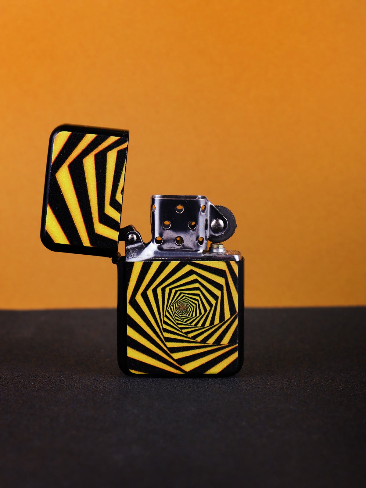 Windproof Metal Lighter Refillable - Vortex | Cosmic