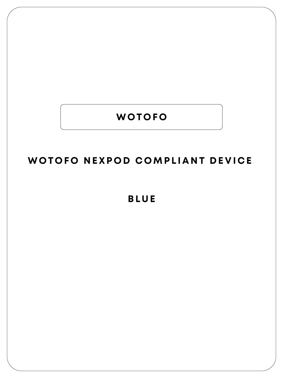 Wotofo Nexpod Compliant Device - Blue | Cosmic