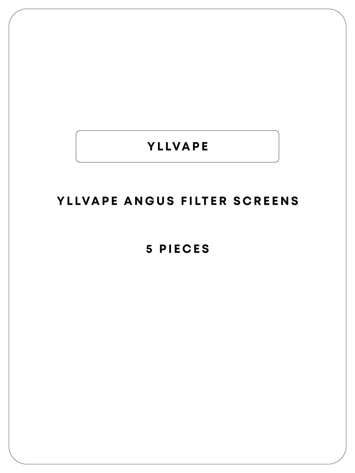 Yllvape Angus Filter Screens 5pcs | Cosmic